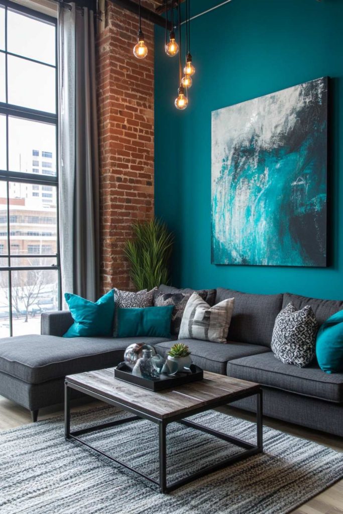 30 Teal Living Room Ideas – casa4everyone.com