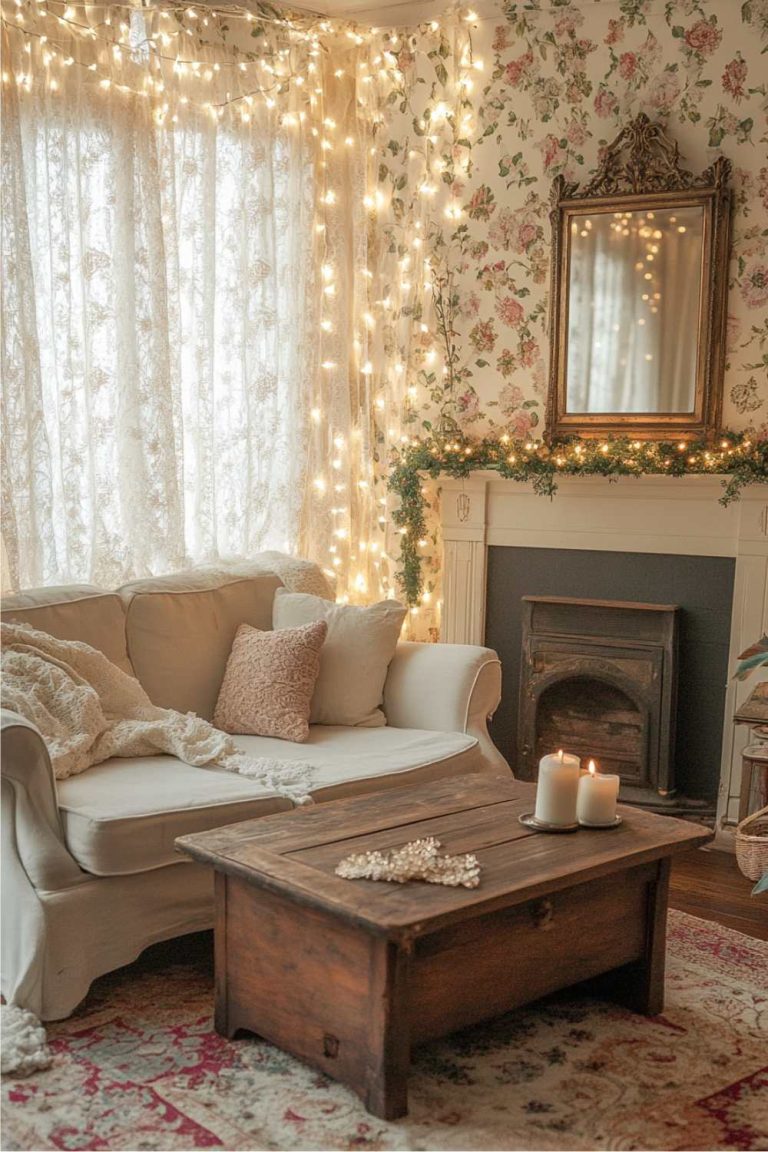 20 String Lights Living Room Ideas – casa4everyone.com