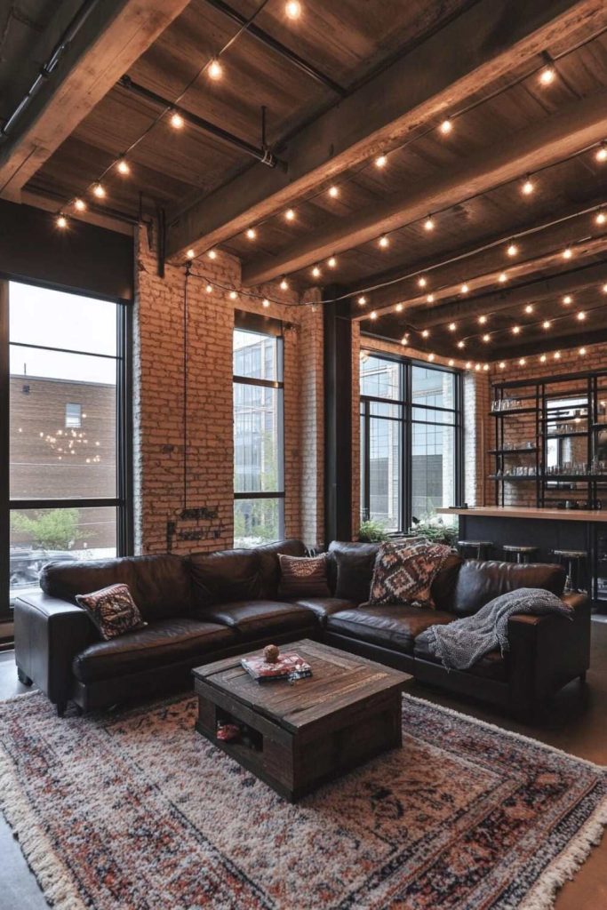 20 String Lights Living Room Ideas – casa4everyone.com