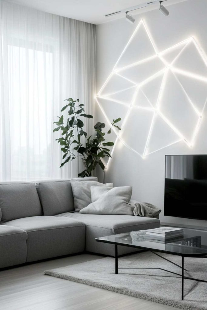 20 String Lights Living Room Ideas – casa4everyone.com