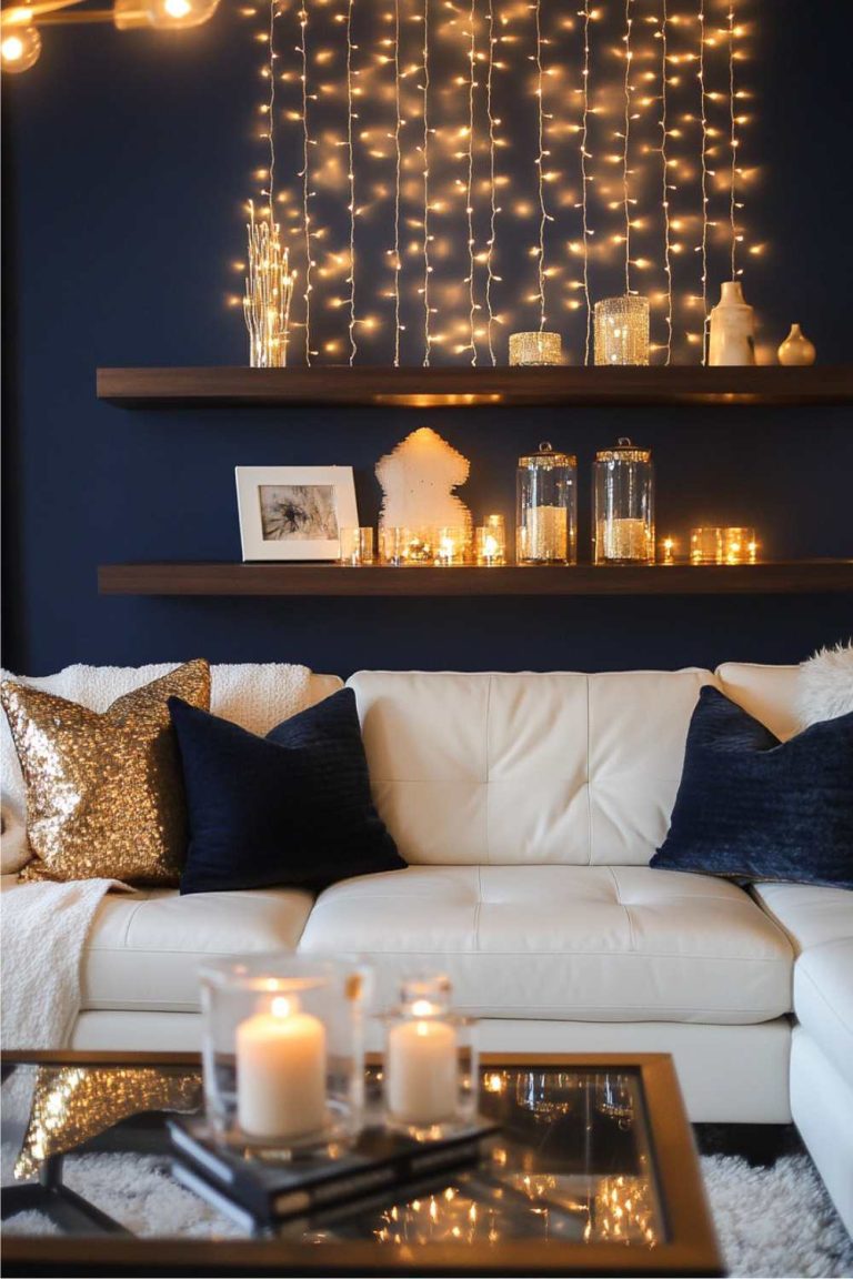 20 String Lights Living Room Ideas – casa4everyone.com