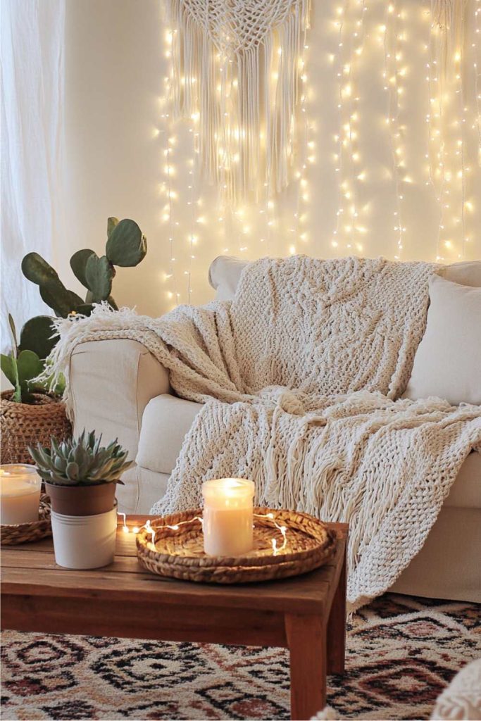 20 String Lights Living Room Ideas – casa4everyone.com