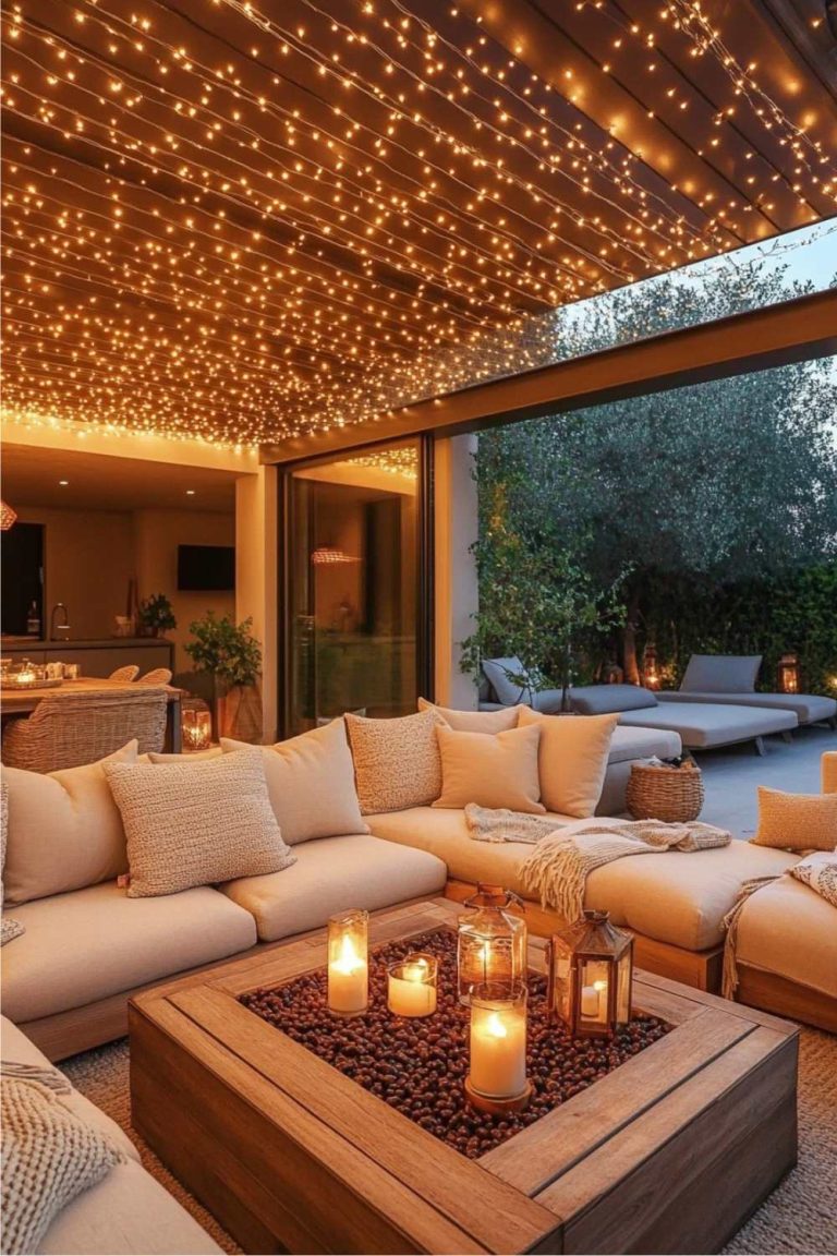 20 String Lights Living Room Ideas – casa4everyone.com